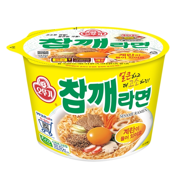 오뚜기 참깨라면 용기 110g X 6개