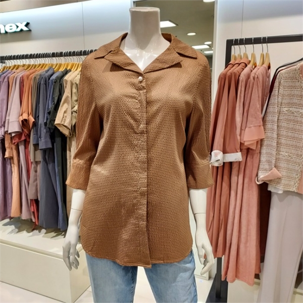 요하넥스 NC02 진주단추 셔츠 블라우스 D2C9BQ40